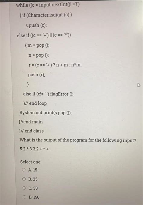 Solved Consider The Following Java Program Class Test