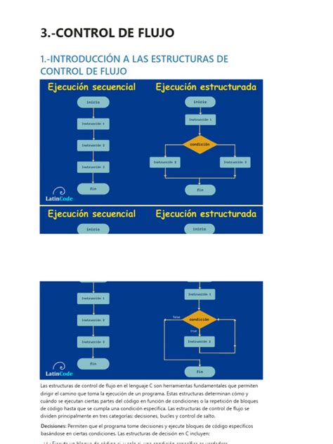 3 control de flujo descargar gratis pdf flujo de control