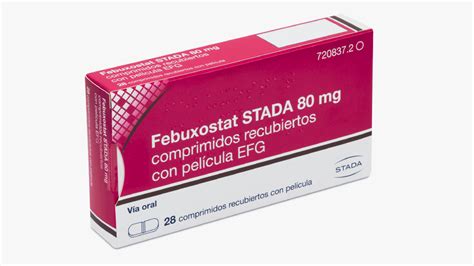 Febuxostat Stada Efg 80 Mg 28 Comprimidos Recubiertos Farmacéuticos