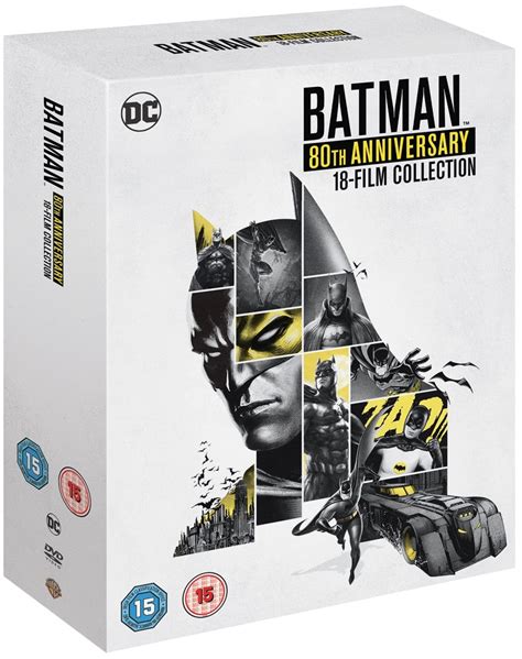 Batman 80th Anniversary 18 Film Collection Hmv Store