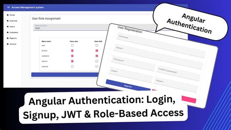 Angular Authentication Login Register Role Based Auth And Jwt Token