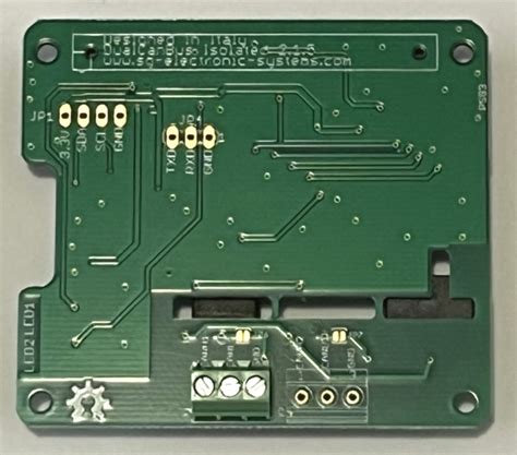 Can Bus Dual Iso V215 Shield For Raspberry Sg Electronic Systems
