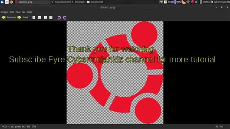 How To Draw Ubuntu Logo In Inkscape With Explanation Tutorial Youtube