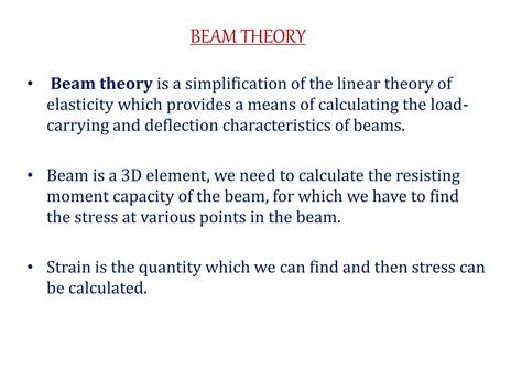 Nonlinear Beam Theory Pptx