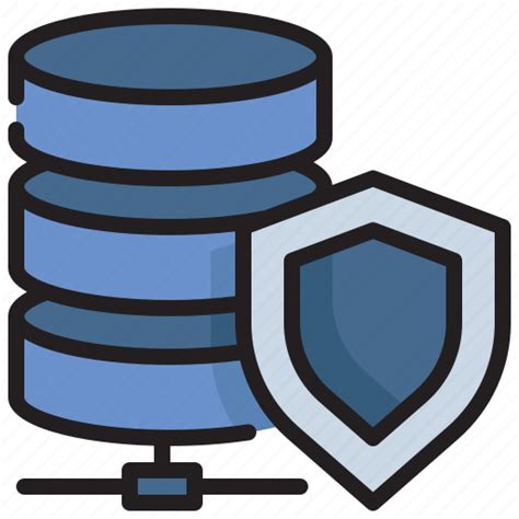 Data Database Protect Shield Storage Icon Icon Download On Iconfinder