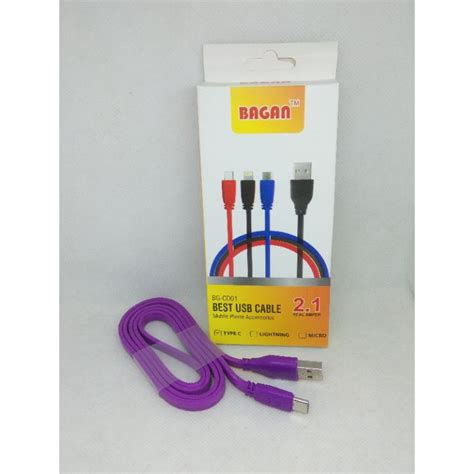Jual Kabel Data Kabel Cas Bagan Bg Cd Type C Shopee Indonesia