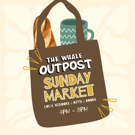 Sunday Market The Whale Outpost The Whale A Craft Beer Collective
