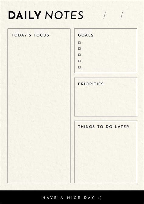 Daily Notes Template Free Photo Rawpixel Daily Notes Template Free Photo Rawpixel