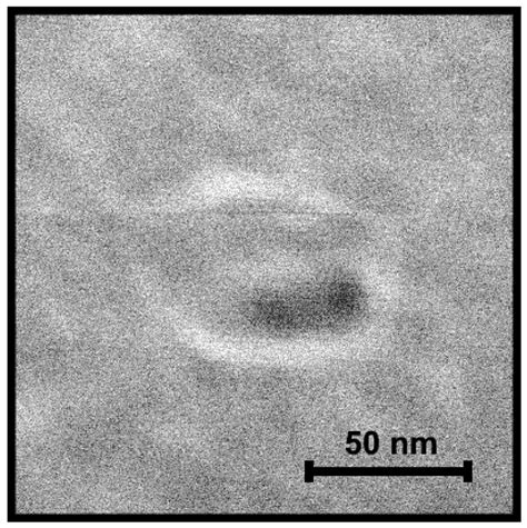 Sem Image Of A Typical Nanostructure After The Exposure Of In Droplets Download Scientific