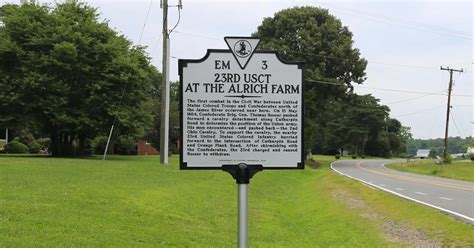 23rd Usct At The Alrich Farm American Battlefield Trust