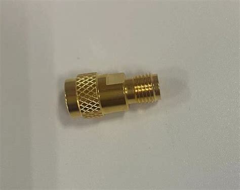Quick Push Pul Qsma Male To Sma Female Rf Coaxial Adapter Dc 18ghz
