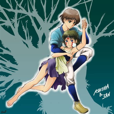 Safebooru Barefoot Blue Eyes Brown Hair Circlet Earrings Emi Green