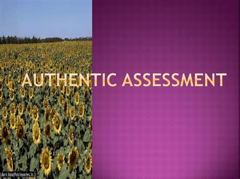 Authentic Assessment Principles And Examples