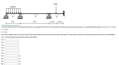 Solved Using Cross Method Determine The Distribution Chegg Com