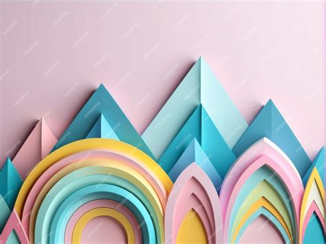 Premium Vector 3d Render Of Abstract Background Abstract Geometric Shapes Background 3d Render