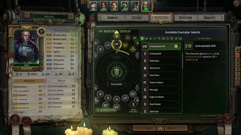 Warhammer 40k Rogue Trader Mejores Talentos De Clase Ejemplar Guia Gamer