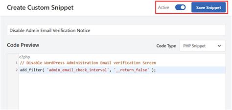 How To Disable Wordpress Admin Email Verification Notice