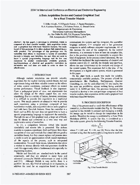 A Data Acquisition Device And Control Graphical Tool For A Heat Transfer Module Ieee