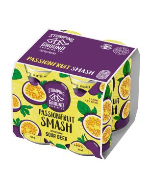 Buy Stomping Ground Passionfruit Smash Sour Beer Cans 355ml Online