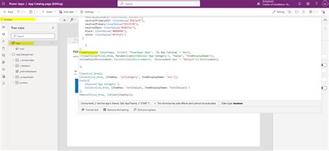 CoE Starter Kit BUG APP CATALOG PAGE CLEAR COLLECT DOESN T WORK Issue Microsoft