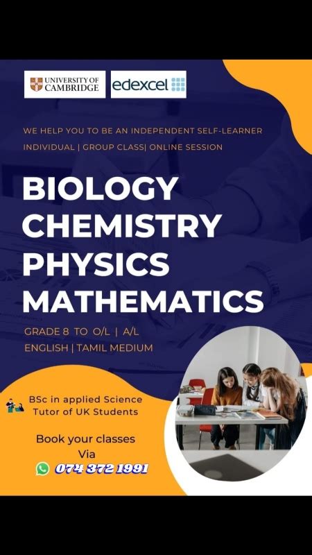 Tuition Classes Mathematics Ol Grade 6 11 Colombo