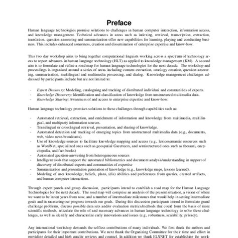Proceedings Of The Acl 2001 Workshop On Human Language Technology And