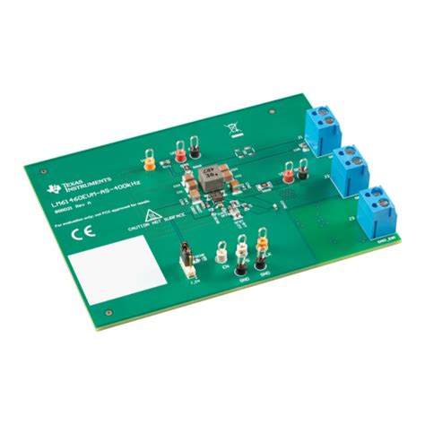 Texas Instruments Lm61460 Q1 Evm User Manual Pdf Download Manualslib