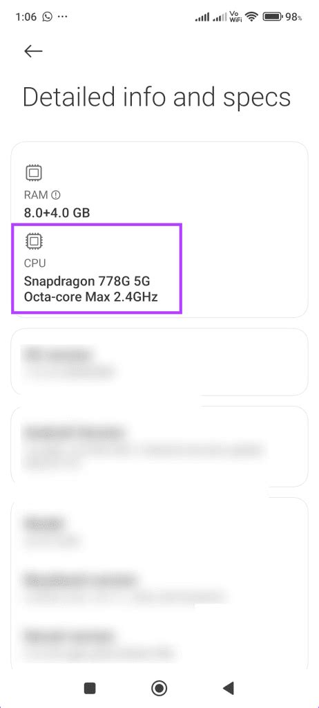 how to check processor on your android phone guiding tech