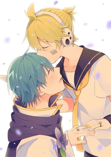 Len X Kaito Kiss