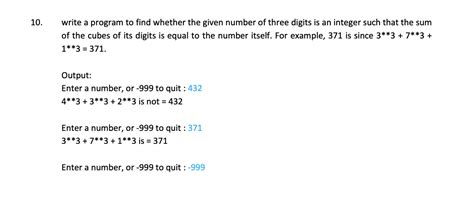 Solved Choose Your Loop For The Following Program