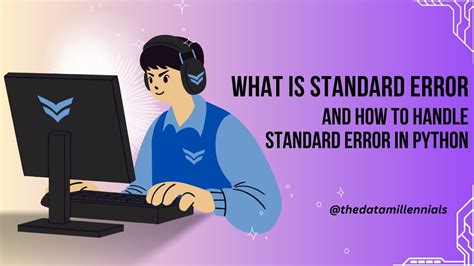 What Is Standard Error And How To Handle Standard Error In Python