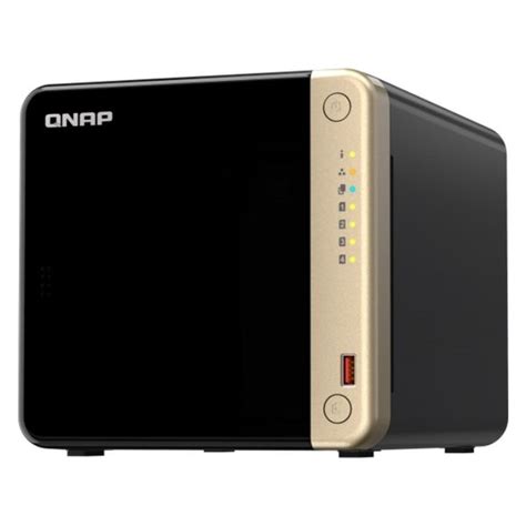 QNAP QNAP NAS 4ベイ HDDレス タワー型 TS-464-4G TS-464 1個（直送品） - アスクル