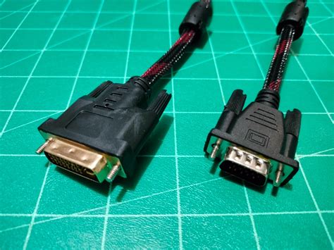Dvi To Vga Cord Cable Computers And Tech Parts And Accessories Cables And Adaptors On Carousell