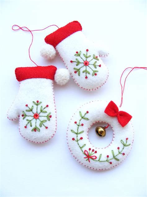 Ідеї фетрових ялинкових прикрас Частина 1 Ідеї декору