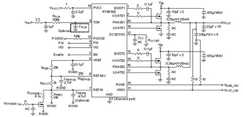 Rt8816b Dual Phase Pwm Controller With Pwm Vid Reference Richtek Technology