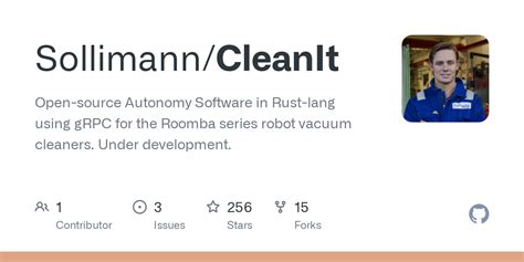 Github Sollimann Cleanit Open Source Autonomy Software In Rust Lang Using Grpc For The Roomba