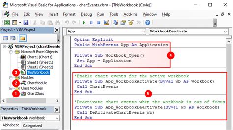 How To Use Events With An Embedded Chart In Excel How To Use Events With An Embedded Chart In Excel