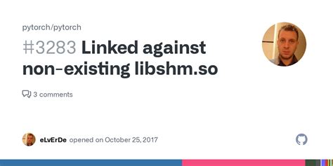 linked against non existing libshm so · issue 3283 · pytorch pytorch