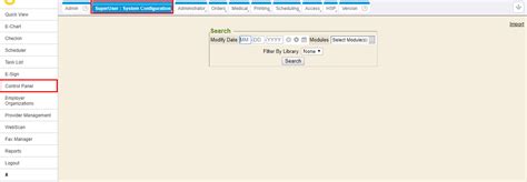 Enterprise Health Import Export JSON Files