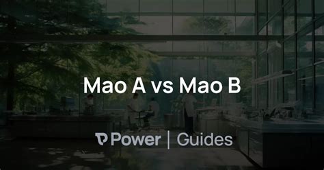 Mao A Vs Mao B Power