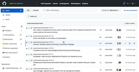 Organization And Author Filters For GitHub Notifications GitHub Changelog
