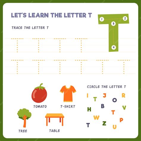 The Power Of Letter T Free Worksheets In Enhancing Educationthe