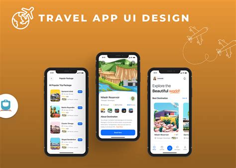 Travel App UI Design Behance