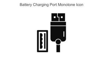 Battery Charging Port Monotone Icon In Powerpoint Pptx Png And Editable Eps Format PPT PowerPoint
