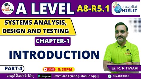 Chapter 1 Part 4 Introduction A8 R51 A Level Gyanxp Youtube