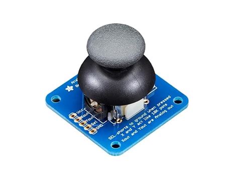 adafruit analog 2 axis thumb joystick with select button breakout board [ada512]