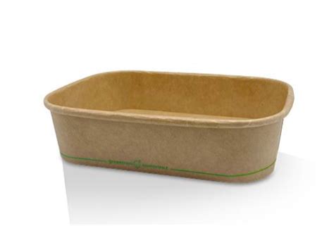 Kraft Rectangular Container 500 Ml Stylepac Australia