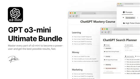 Gpt O3 Mini Bundle