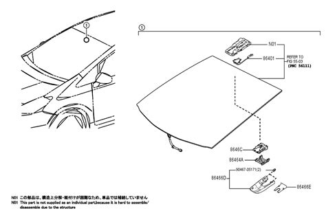 Cover Forward Recognition No 2 Part 8646647050 Toyota Auto Parts