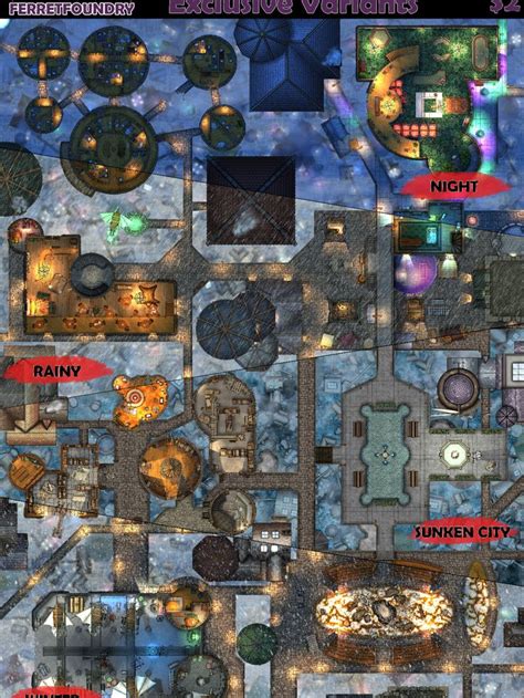 Northmarket District Sharn District Mega Map Public Ferret